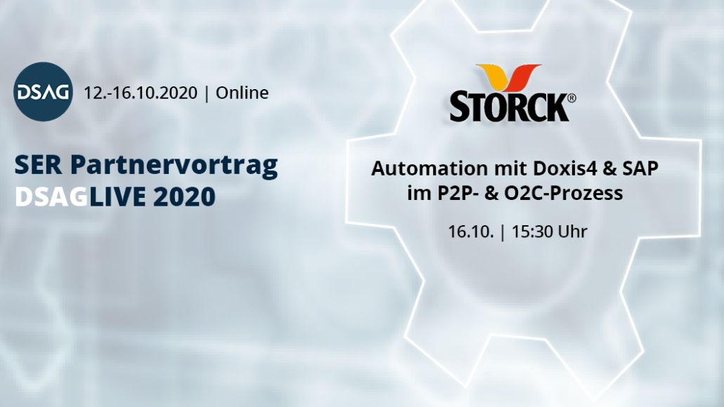SER Group und AUGUST STORCK KG auf der DSAGLIVE: Nachhaltige Prozessautomation mit Doxis4 & SAP ...